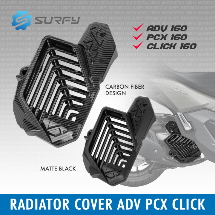 Honda ADV 160 Click 160 PCX 160 Radiator Cover Carbon Fiber From ...
