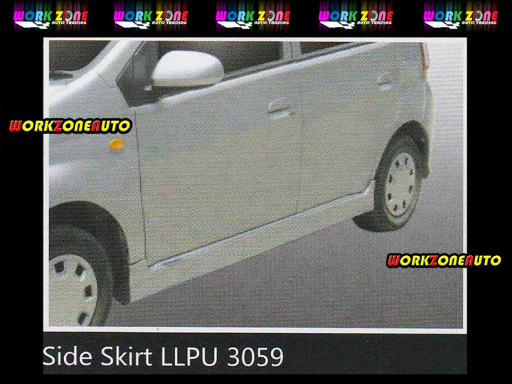 LLPU3059 Perodua Viva PU Side Skirt (Sportivo V2) Body kit Bodykit | Lazada
