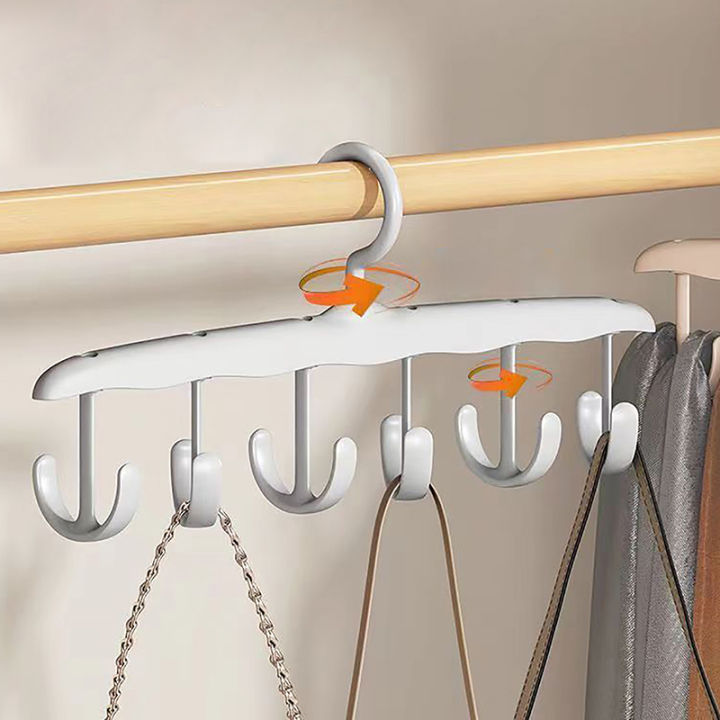 MAOHONG 1PC Bra Hanger For Closet,360°Rotating Multi-Functional Racks ...