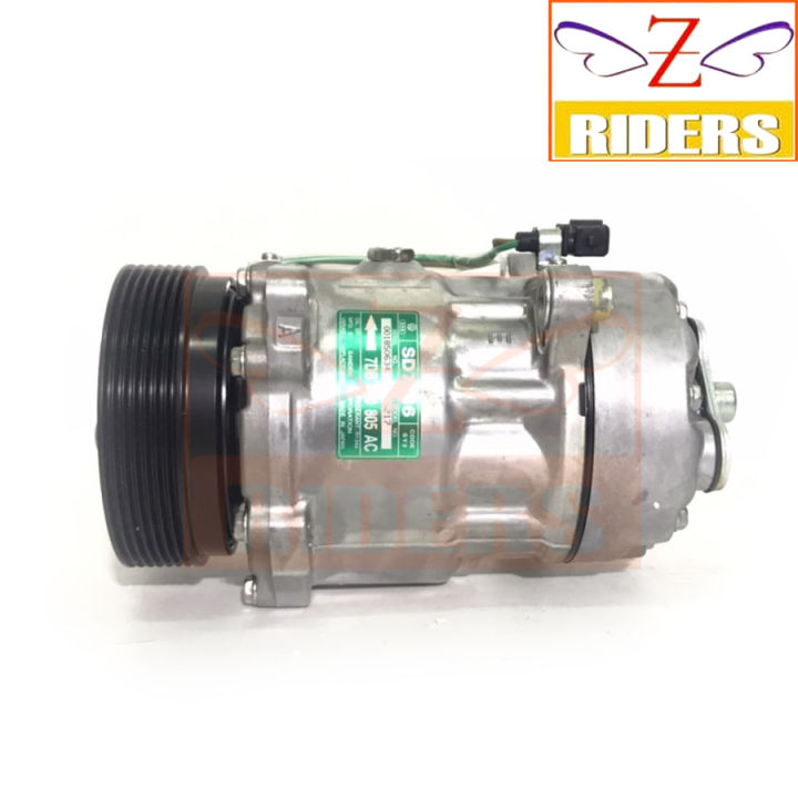 คอมแอร์ Volk Caravelle T4 V6/VR6 SD7V16 7PK 6 ขา หัวสายรวมกัน 1 น๊อต ...