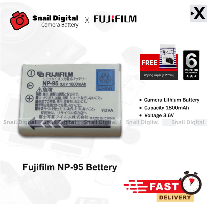 NP-95 Camera Battery for FUJIFILM Camera XF10 X70 X100T X100S X100 ...
