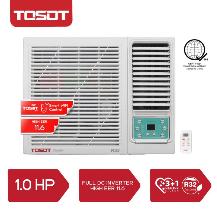 TOSOT NAVICOOL Full DC Inverter 1.0 HP Window Type Air Conditioner with ...