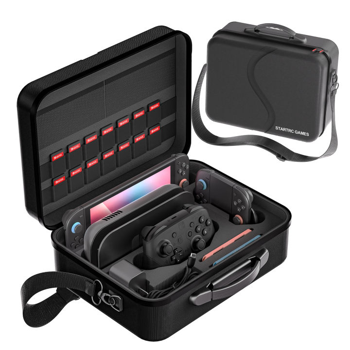 Switch 2 Travel Case Portable Storage Bag All-in-One Carrying Case Hard ...