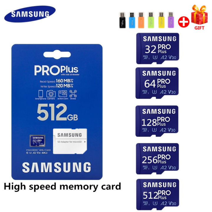 💖FREE+COD+Ready Stock💖 Samsung Micro SD Card PRO Plus Flash Card 512GB ...