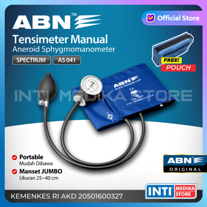 ABN - Tensimeter Manual SPECTRUM Aneroid AS 041 | Tensi Darah | Lazada ...