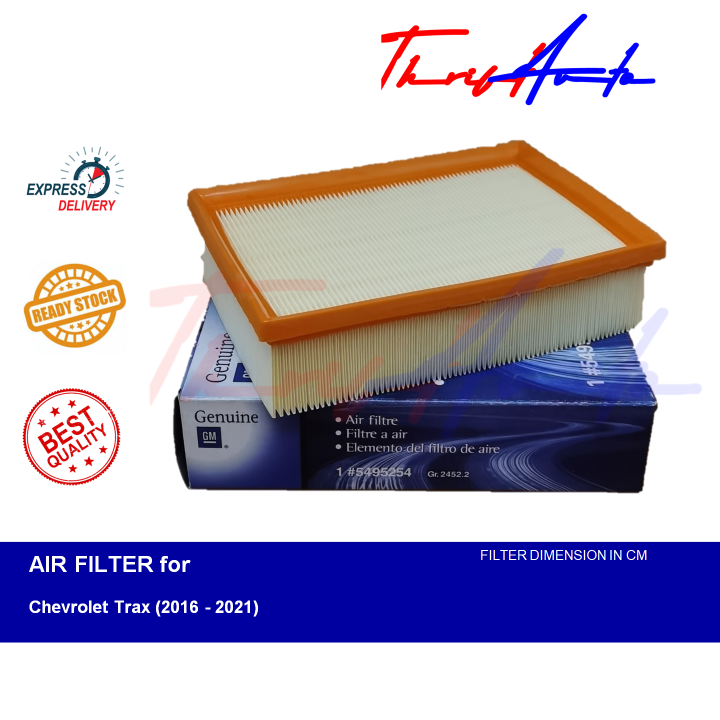 Air Filter for Chevrolet Trax (2016 - 2021), Chevrolet Tracker (2021-Up ...
