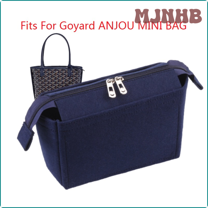 MJNHB เหมาะสำหรับ Goyard ANJOU มินิผ้าสักหลาดจัดระเบียบกระเป๋าสอด ...