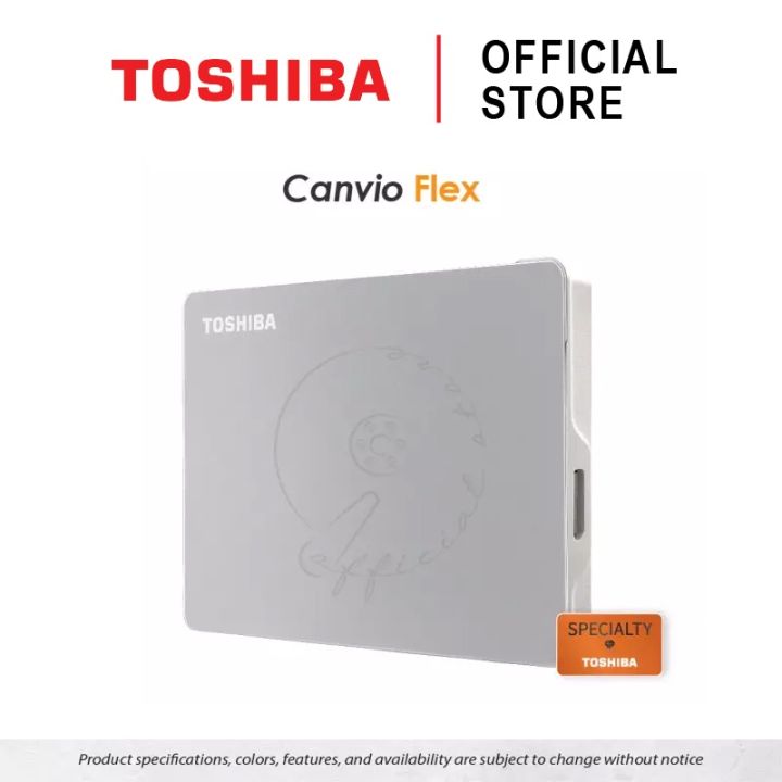 Toshiba External HDD (1-4TB) USB 3.2 SuperSpeed, รุ่น (Canvio Flex ...