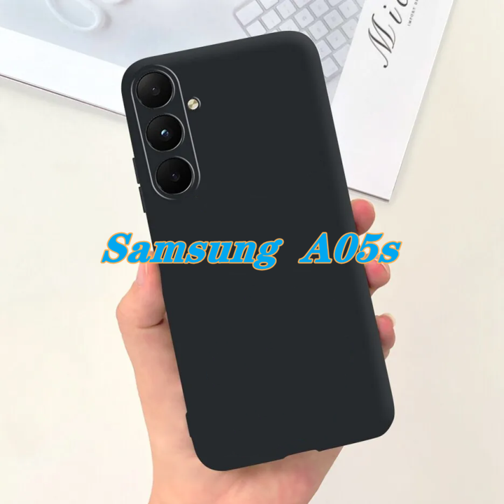 For Samsung Galaxy A05 Shockproof Camera Lens Liquid Silicone Case Samsung a05s Cover Jelly ...