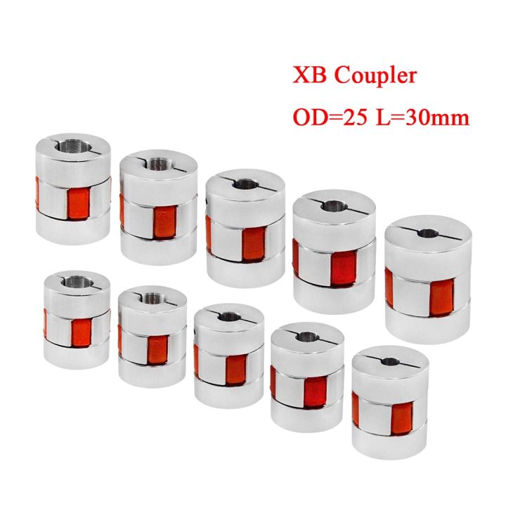 D25L30 Coupler D25 L30 three Jaw Aluminium Plum Flexible Shaft Coupling ...