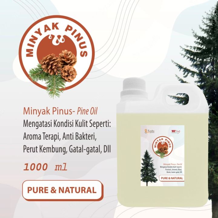 Minyak Pinus Murni - Pine Oil Kemasan Botol 1 Liter | Lazada Indonesia