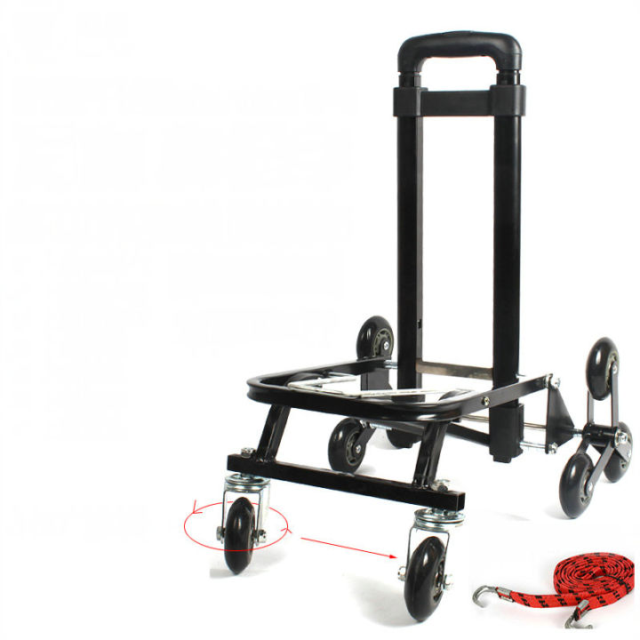 Universal Wheel Folding Portable Ladder Trolley, Stair Climbing ...