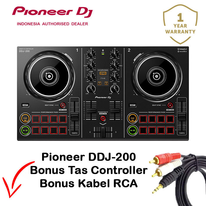 PROMO- PIONEER DDJ-200 SMART DJ CONTROLLER DDJ200-Bushrastore99 | Lazada Indonesia