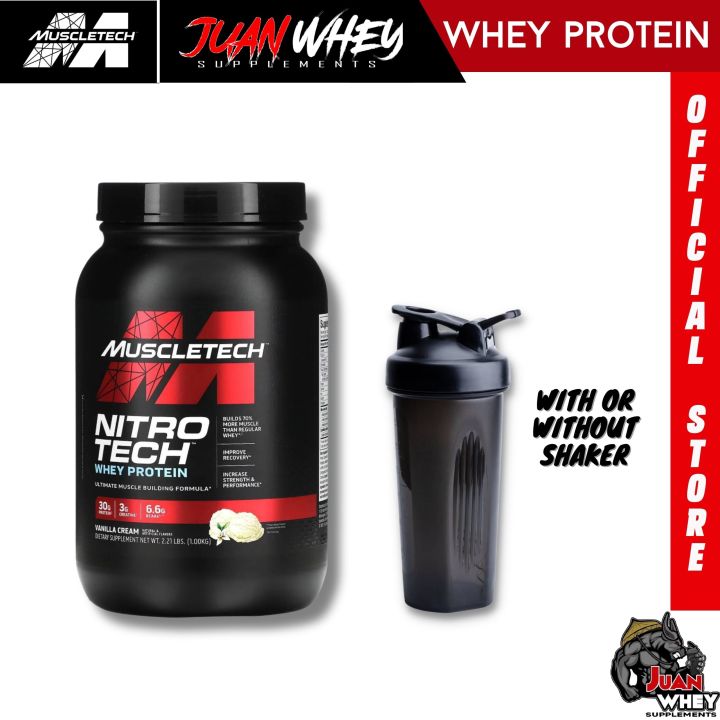 Muscletech Nitrotech Whey Protein 2LBS - Muscle Building Formula ...
