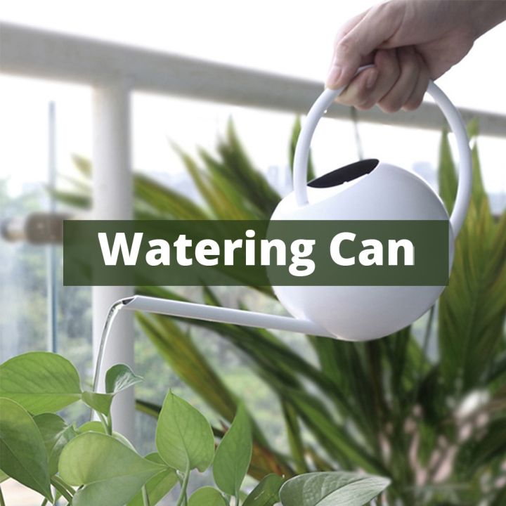 {SG} Watering Can Stainless Steel Indoor Outdoor House Plants Long ...