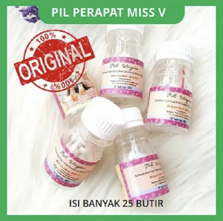 Pil Kunyit Putih, V. Original Pil Vir-Gin Herbal ( Dengan Botol ...