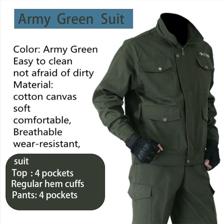 ☆COD☆Staff Safety Work Jacket Anti-Scalding Thickened Uniform Men's ...