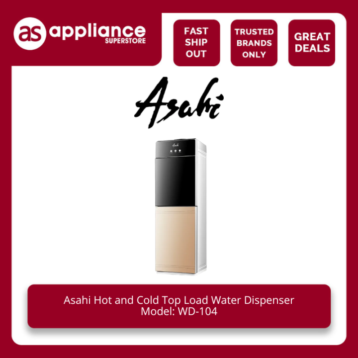Asahi Hot and Cold Top Load Water Dispenser WD-104 | Lazada PH