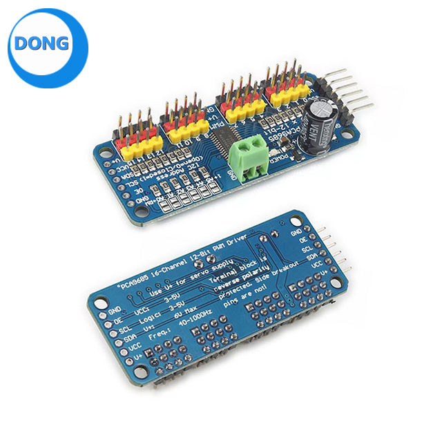 16-Channel 12-bit PWM Servo Driver – PCA9685 IIC interface driver module | Lazada PH