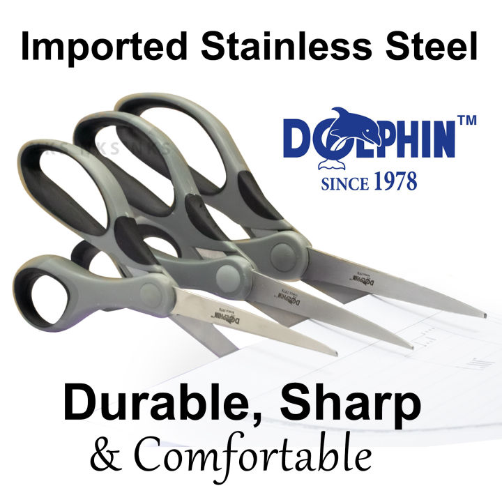 NKS DOLPHIN SCISSORS 6 / 7 / 8 | Lazada