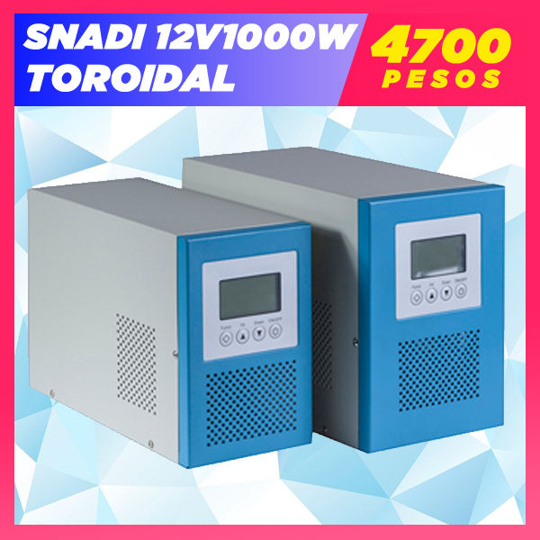 Snadi Inverter Toroidal Solar Inverter 12V1000W Snat Inverter | Lazada PH