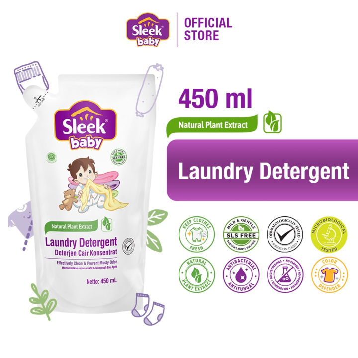 Sleek Baby Laundry Detergent Pouch / Botol Nipple, & Accessories ...