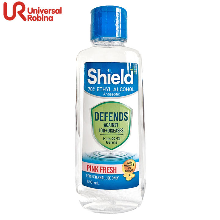 Shield+ 70% Ethyl Alcohol 150ml - Pink Fresh - Disinfectant - Shield ...