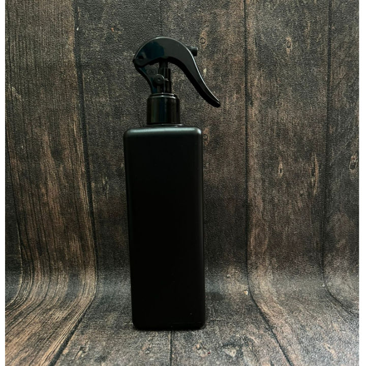Botol Hitam Kotak HDPE 500ml N24 TRIGGER / 500 ml Hitam Kotak HDPE N24 tutup TRIGGER | Lazada ...