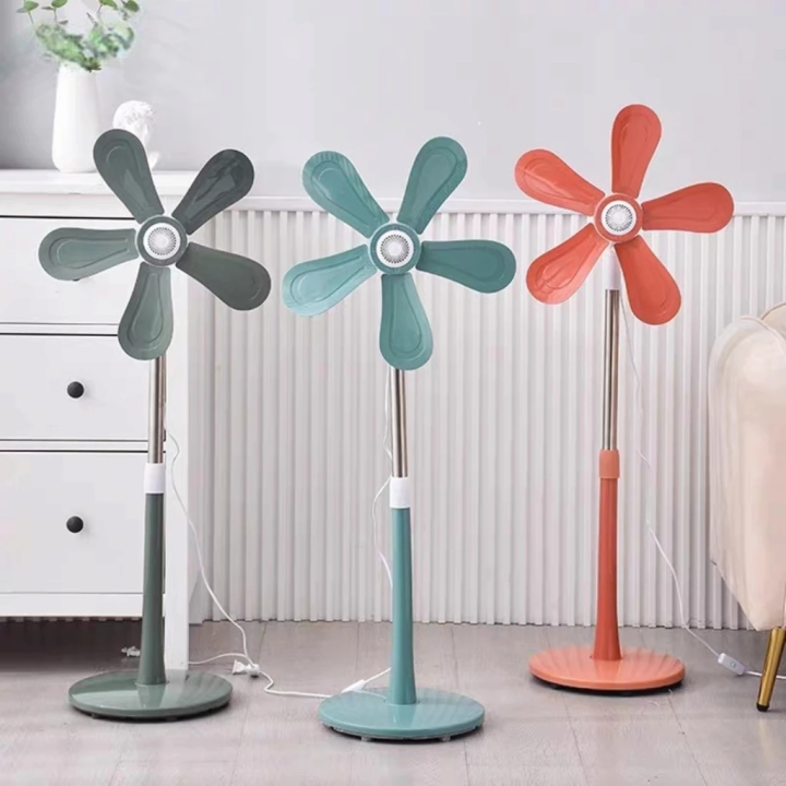 TJA 5 Blades Portable Stand Fans Adjustable Stand Fan Foldable Stand ...