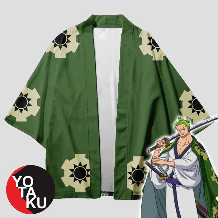 Haori Cardigan Anime One Piece Zoro Wano Kostum Cosplay Jepang | Lazada ...