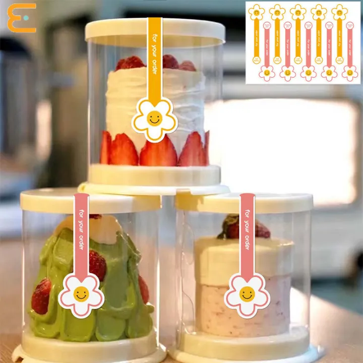 Eghrerr 100Pcs Stiker Thank You Stiker Segel Box Stiker Handmade Stiker ...