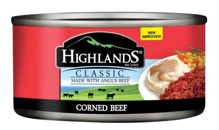 Highlands Classic Corned Beef Made With Angus Beef 180g | Lazada PH