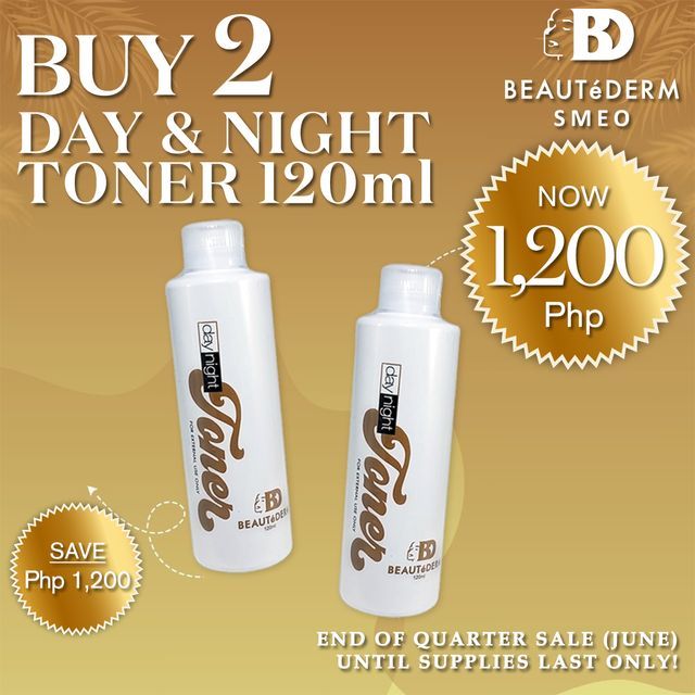 Beautederm Day and Night Toner (Micropeeling) 120ML BUY 1 TAKE 1 PROMO ...