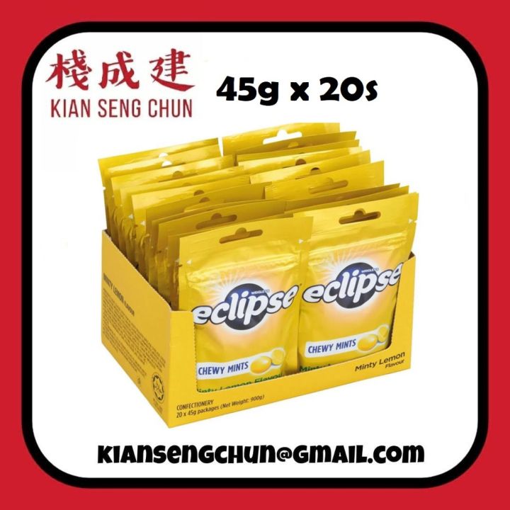 Wrigley's Eclipse Chewy Mints Candy 45g x 20 Packs | Lazada Singapore