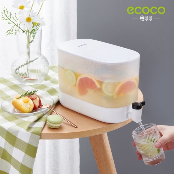 Bình nước tủ lạnh ECOCO 4L có vòi chịu nhiệt độ cao | Bình đựng nước ép ...