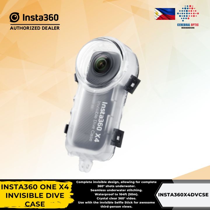 INSTA360 ONE X4 INVISIBLE DIVE CASE - Complete invisible design ...