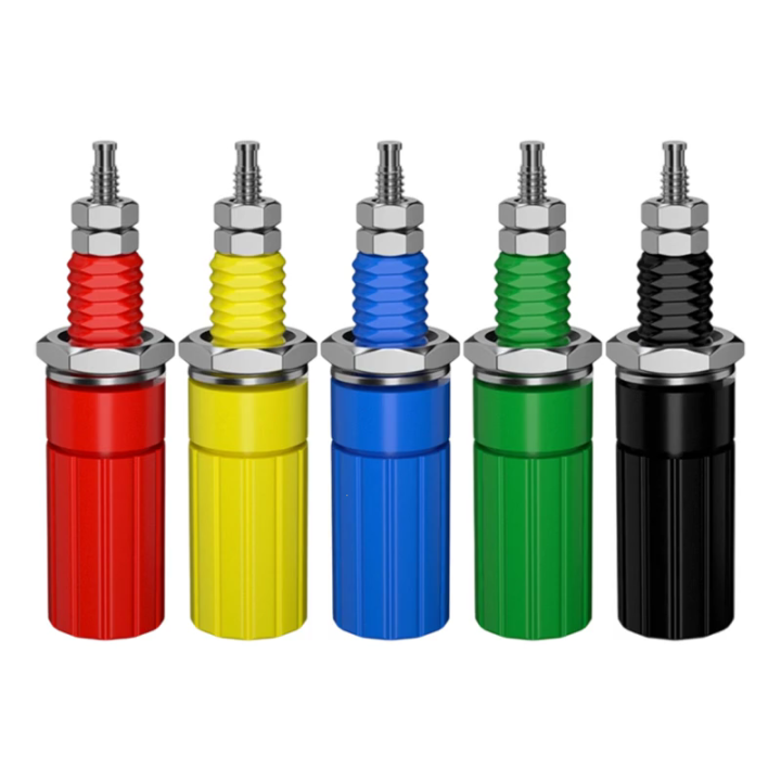 4mm Banana Plugs Terminals Sound Connectors Metal & ABS Socket for ...