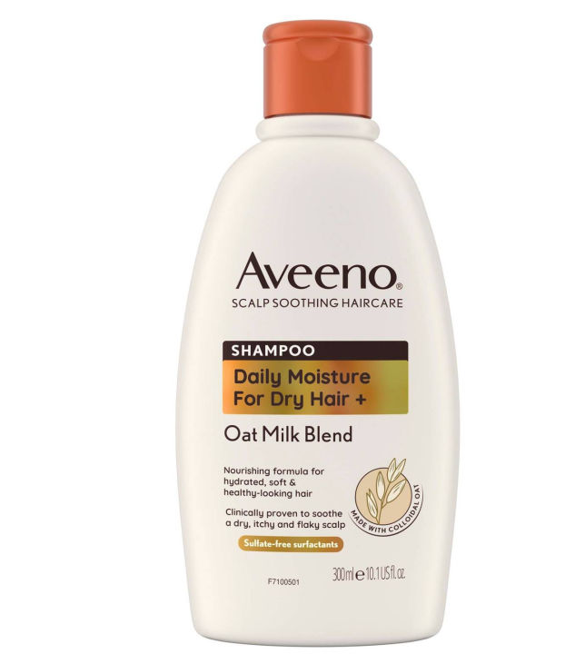 Aveeno Scalp Soothing Haircare Daily Moisture Oat Milk Shampoo 300 ml ...