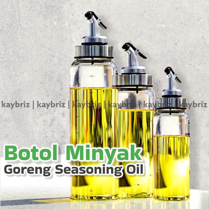 Botol Minyak Goreng Kaca Seasoning Olive Oil glass | Lazada Indonesia