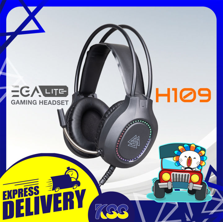 EGA LITE TYPE H109 หูฟังเกมมิ่ง Gaming Headset สาย USB 2.0 + Jack 3.5mm ...