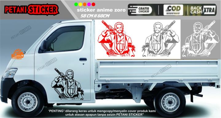 Sticker stiker one piece sticker Roro Zoro sticker anime zoro sticker ...