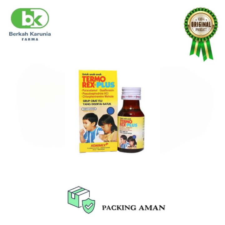 Termorex Plus Sirup Isi 60 ml | Lazada Indonesia
