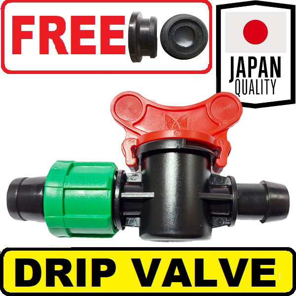 [DRIP VALVE] Drip Irrigation Tape Hose 16mm water control VALVE | Lazada PH