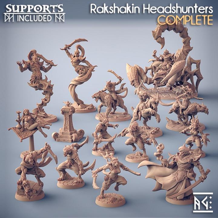 [Freeshipping] Rakshakin Headhunters by Artisan Guild Tabletop Miniatures DND | Lazada PH