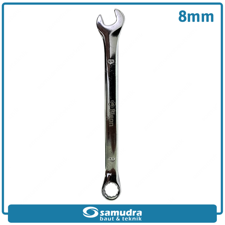 BISON Kunci Ring Pas 8 Mm Combination Wrench Ringpas Buka Baut 8mm bison-kunci-ring-pas-8-mm-combination-wrench-ringpas-buka-baut-8mm