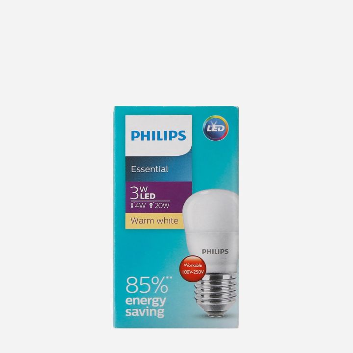 Philips Essential LED Light Bulb 3W - Warm White | Lazada PH