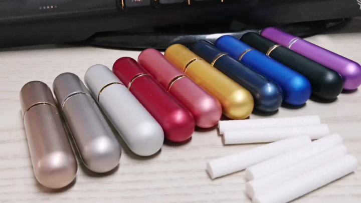 Multi-Color Aluminum Essential Oil Inhaler Tube Empty Refillable ...