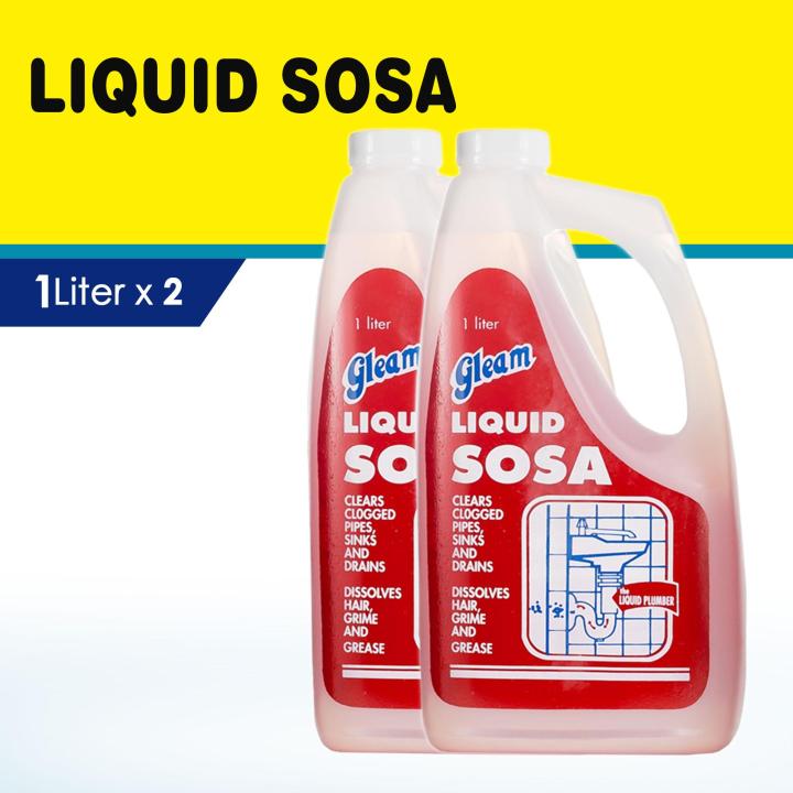 Gleam Liquid Sosa 1L by 2s | Lazada PH