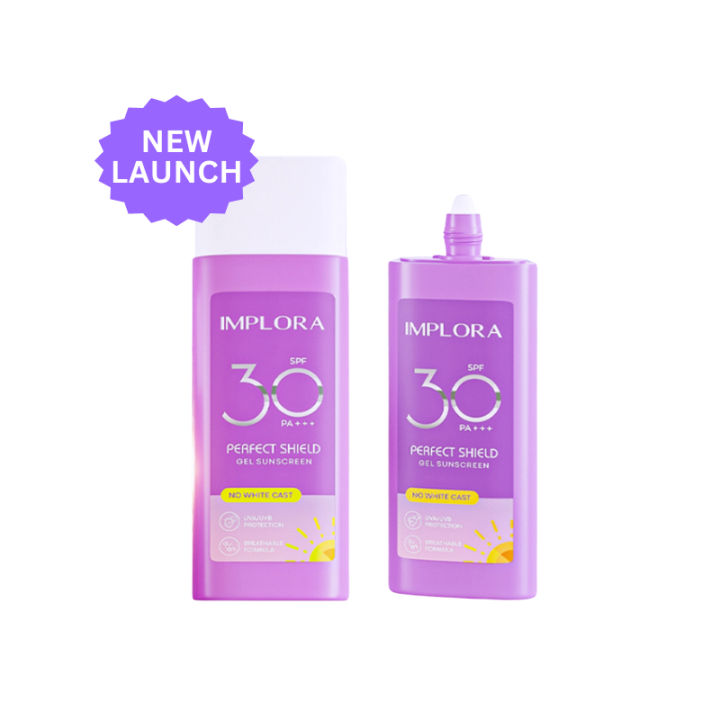 IMPLORA Perfect Shield Gel Sunscreen SPF 30 PA+++ | Lazada Indonesia