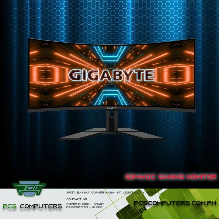 Join The Fight: Gigabyte G34WQC Gaming Monitor 34inch 144hz HDMI 2.0 x2 ...